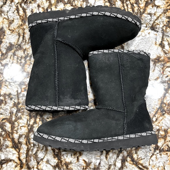 UGG | Shoes | Ugg Classic Special Edition Ugg Trim Print Boots | Poshmark